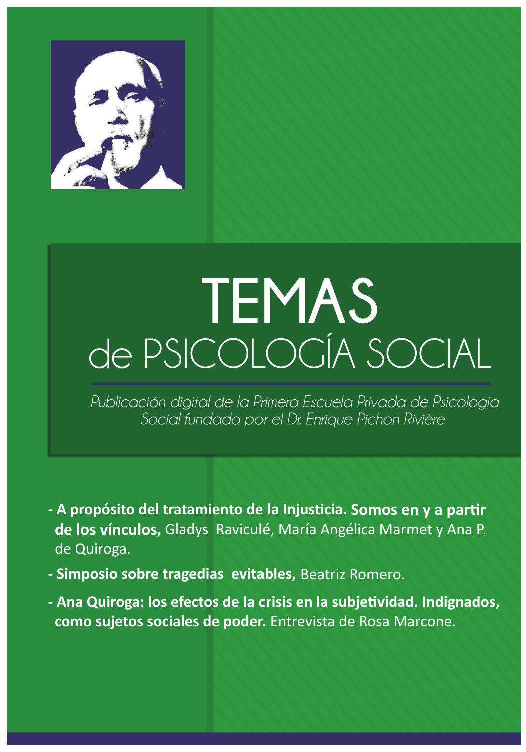 Temas de psicología social nro1 c by melic - Issuu