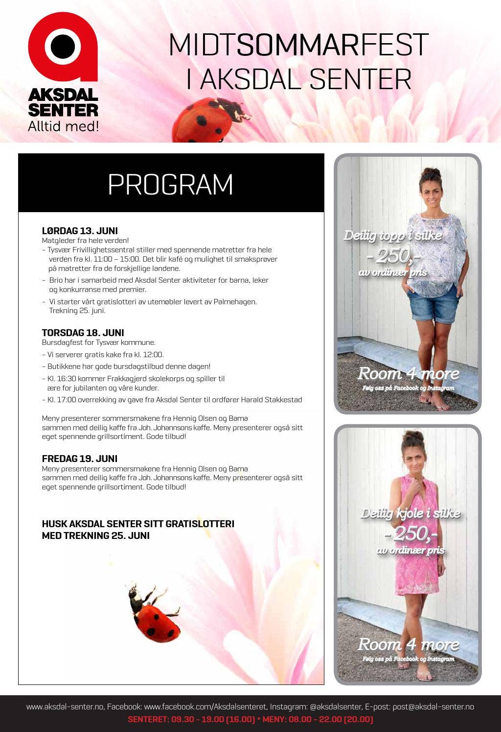 Aksdal Senter Midtsommarfest 2015 by poppcorn design - Issuu