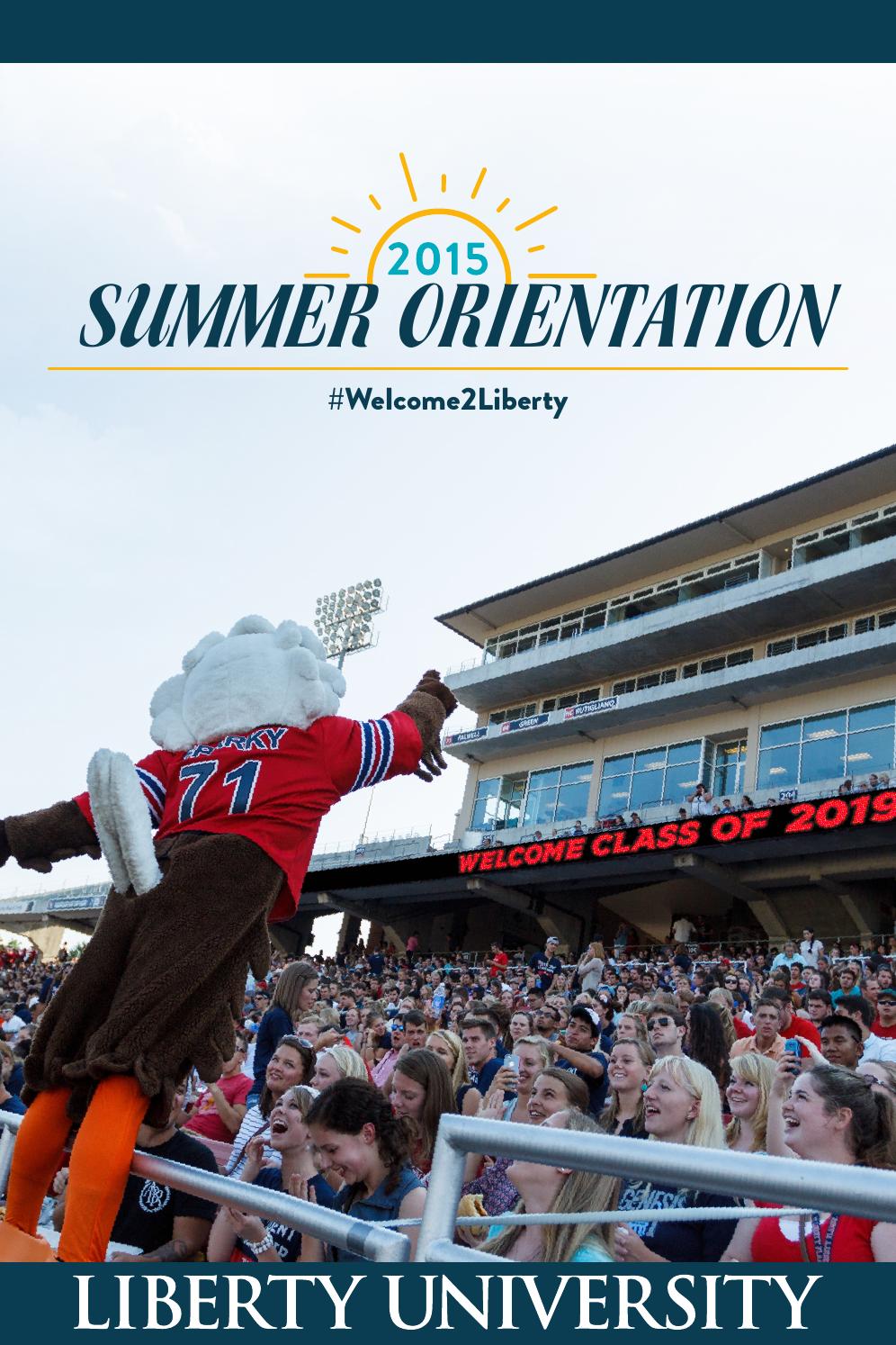 2015 Summer Orientation Booklet by Liberty University - Issuu