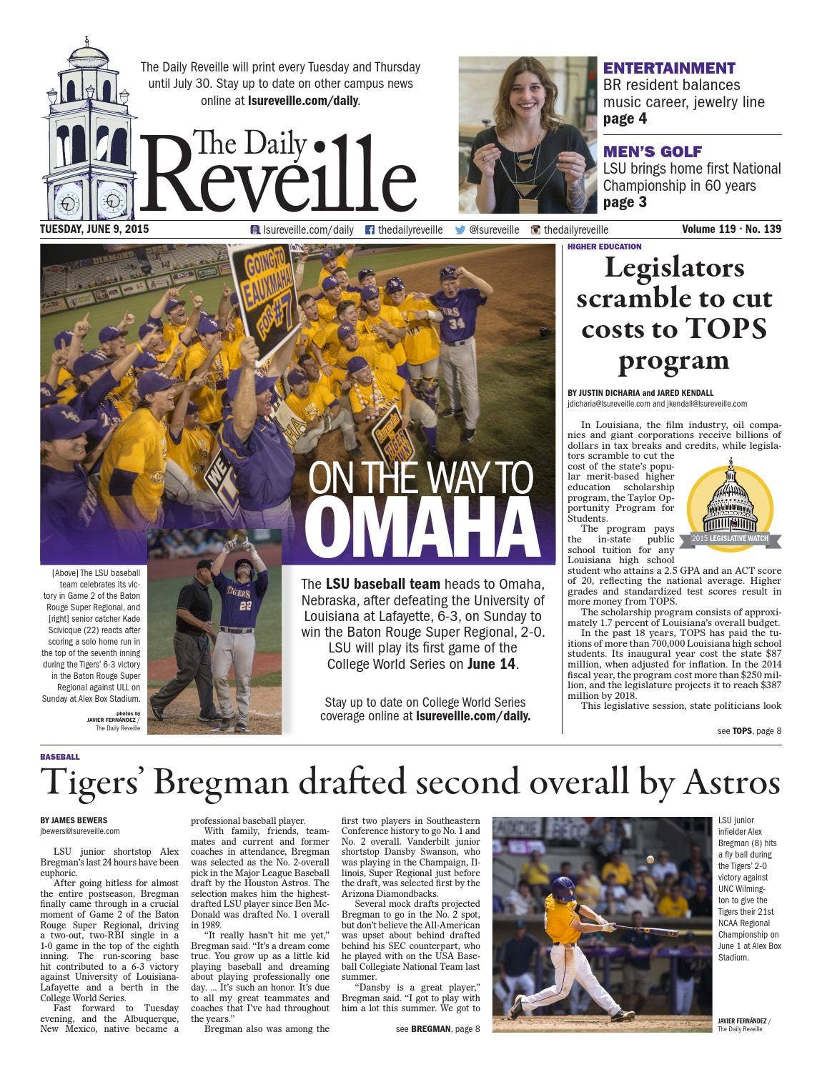 The Daily Reveille - June 9, 2015 by Reveille - Issuu