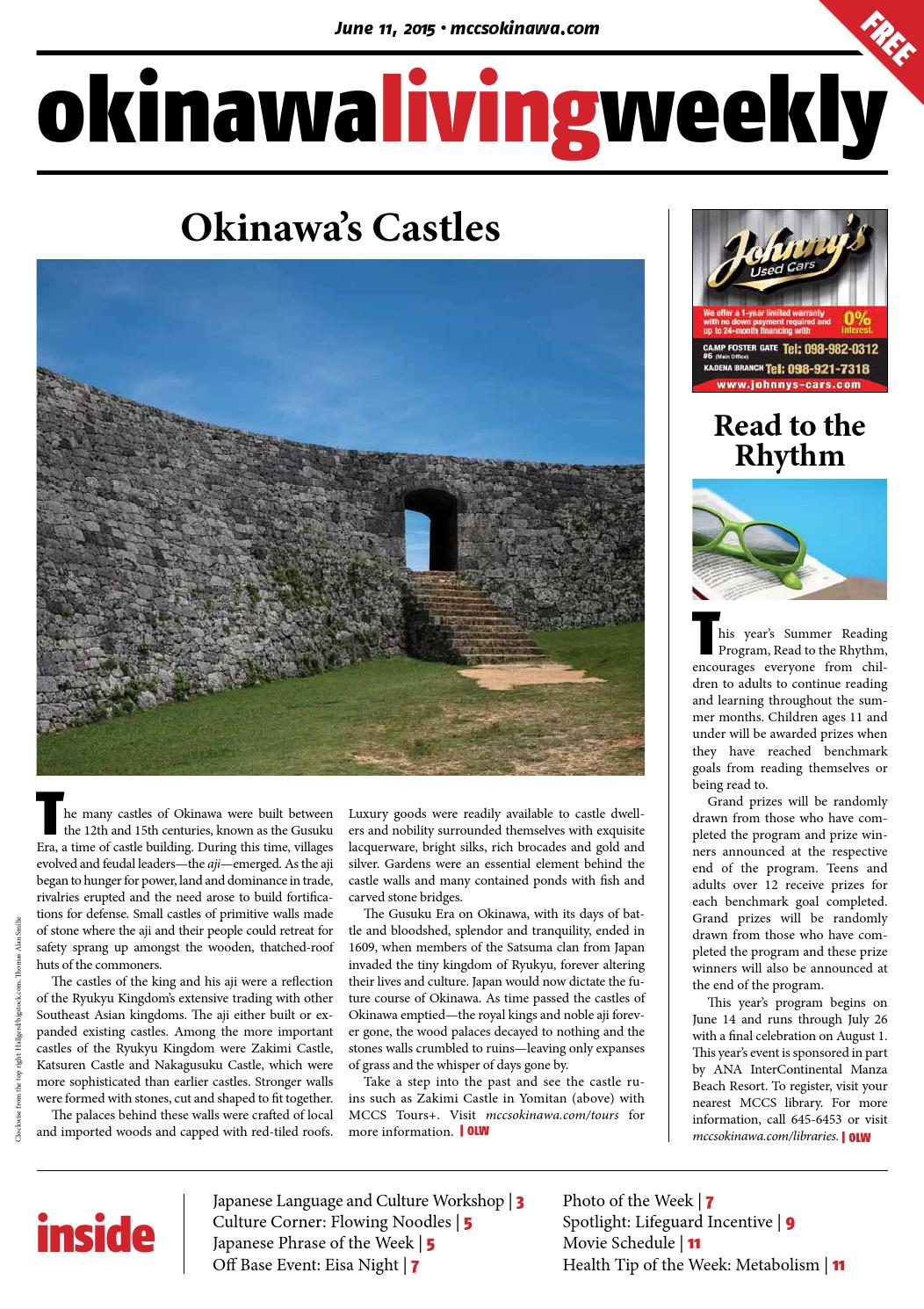 Okinawa Living Weekly by MCCS Okinawa - Issuu