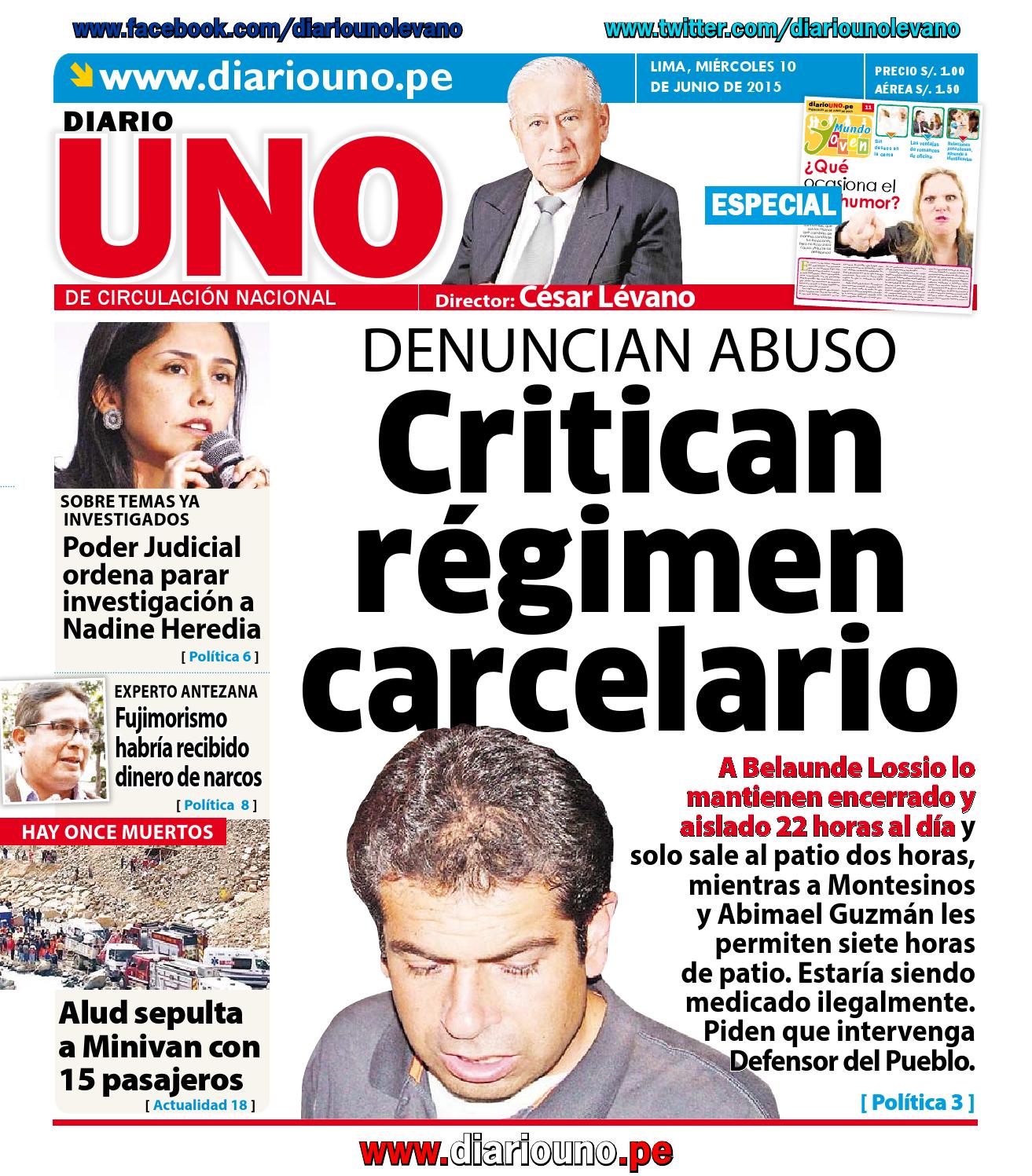 Diario UNO - 10 Junio 2015 by Diario UNO - Issuu
