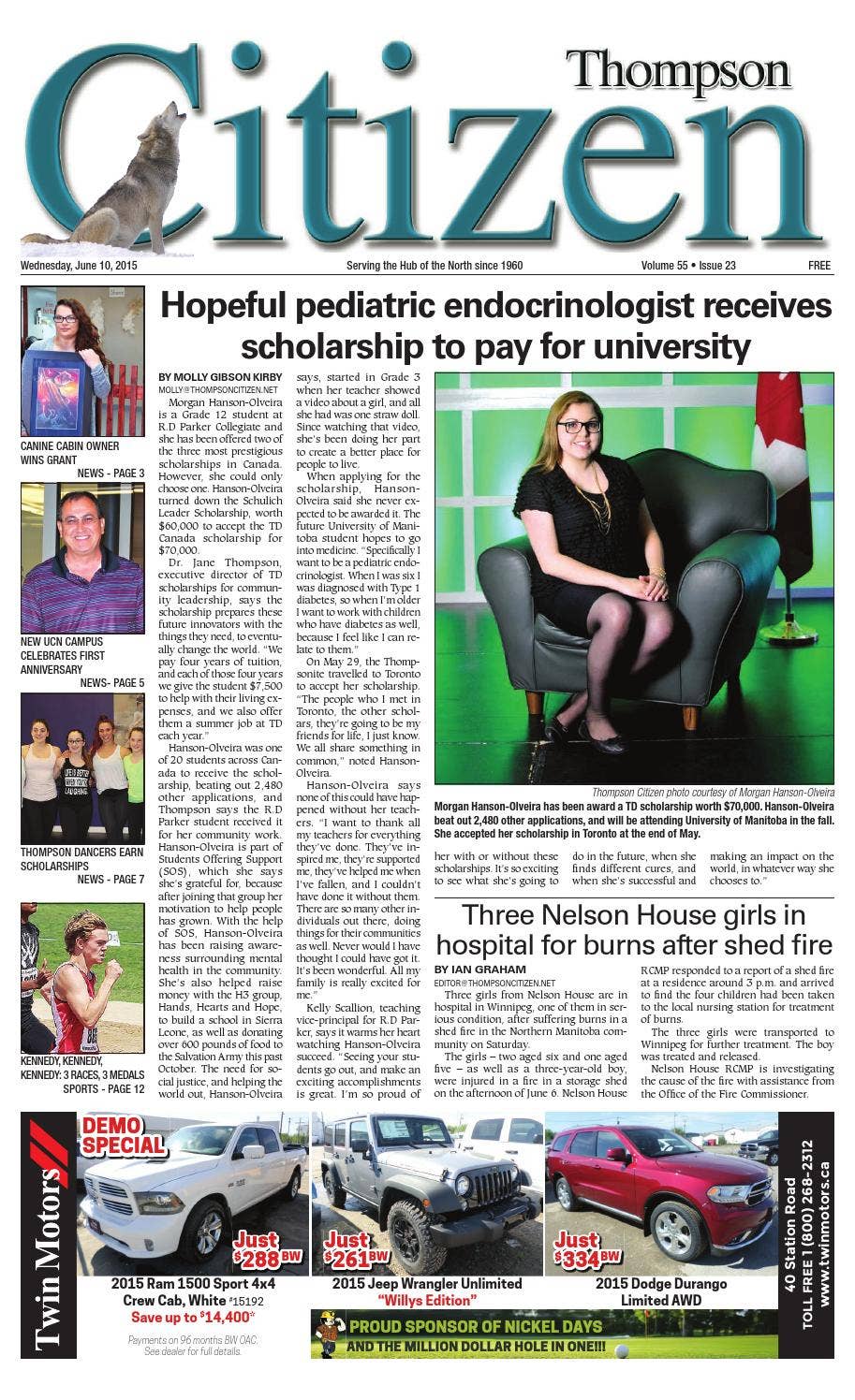 June 10 2015 by Thompson Citizen - Issuu