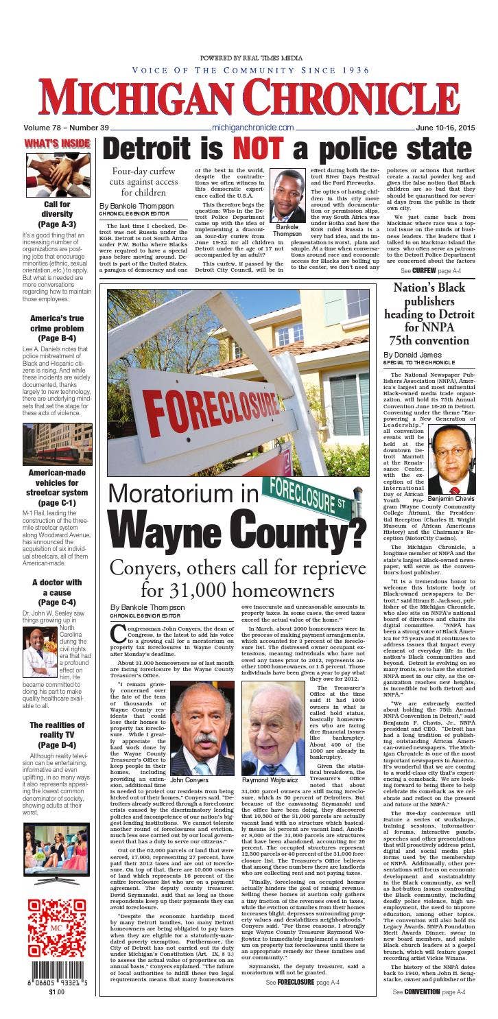 Mi chronicle 6 10 15 by Real Times Media - Issuu