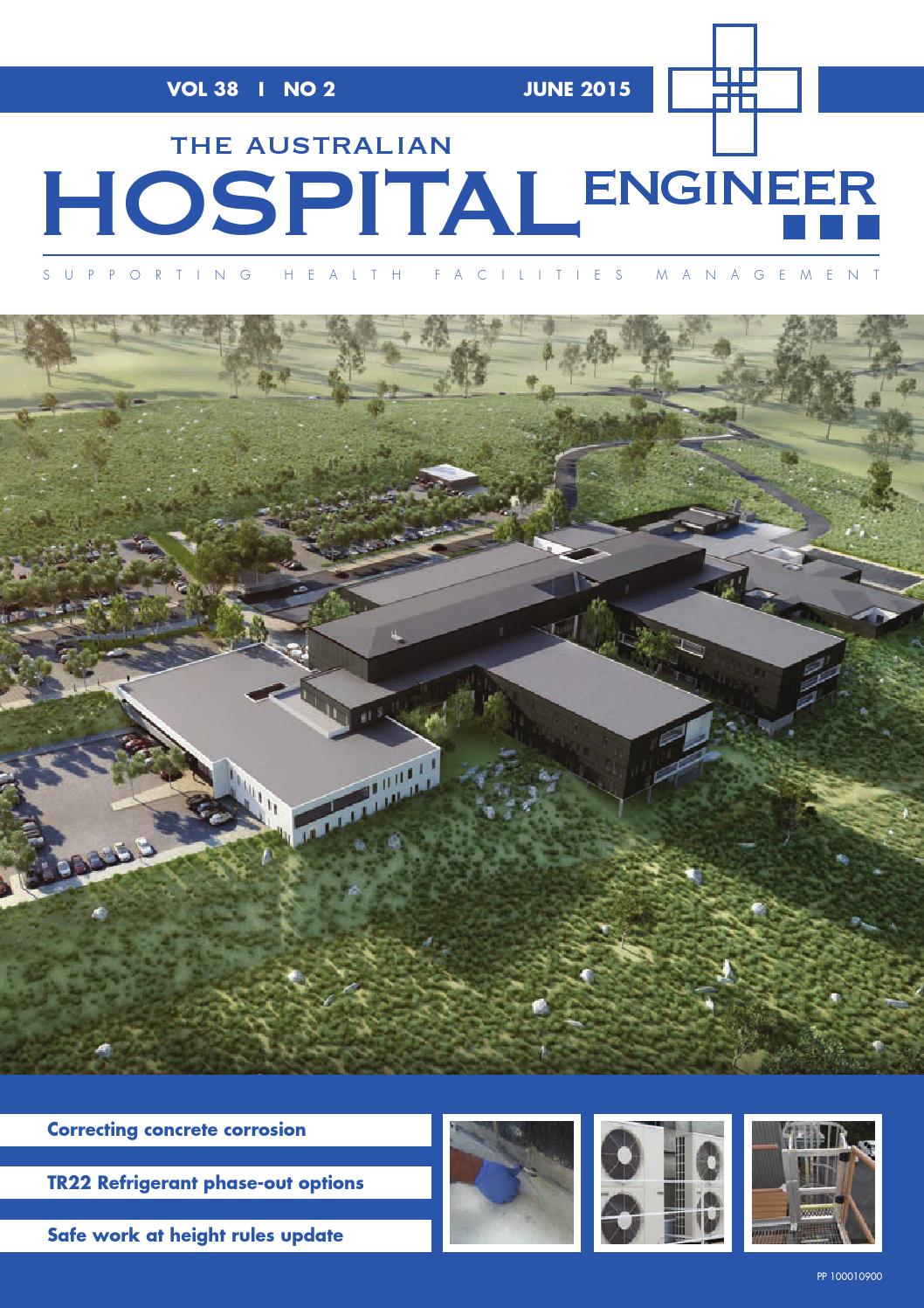 Hospital Engineer Volume 38 Number 2 by Adbourne Publishing - Issuu