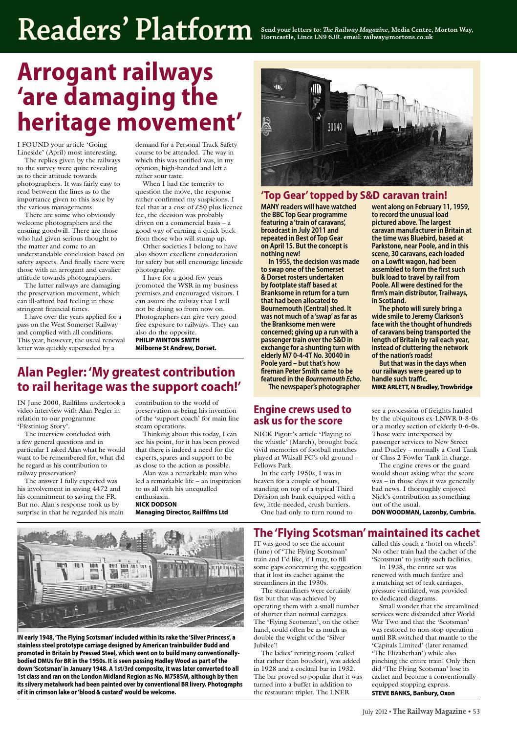 The Railway Magazine Archive - July 2012 - Full Edition by Mortons ...