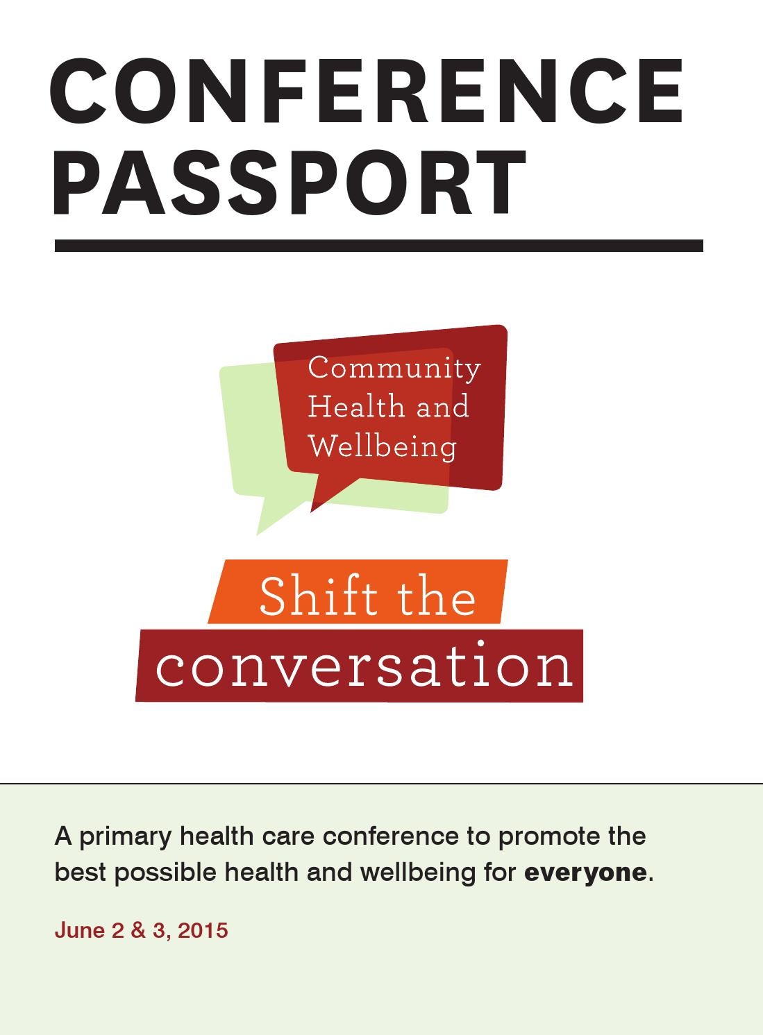 Conference passport by Alliance for Healthier Communities - Issuu