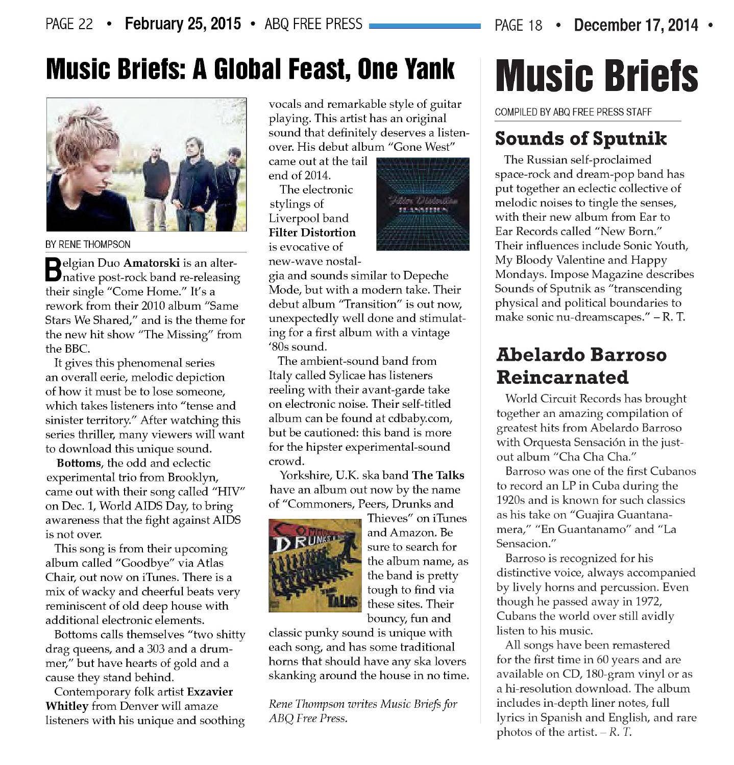 Music Briefs by Rene Thompson - Issuu