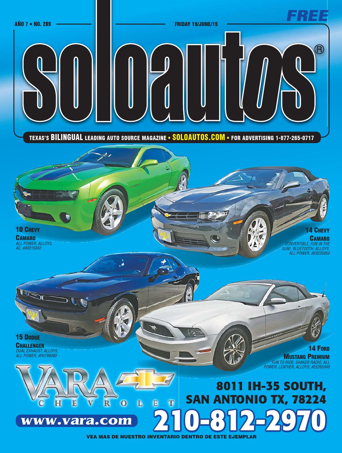 Solo Autos: San Antonio by Digital Publisher - Issuu