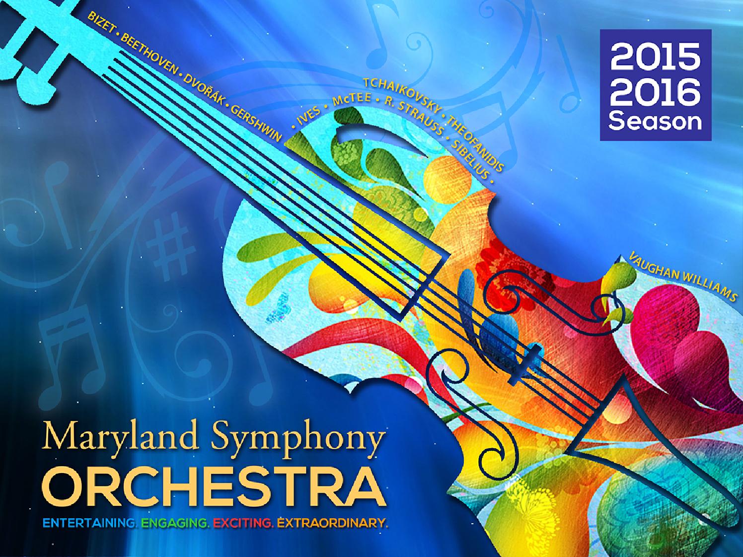 2015-2016 MSO Season Brochure by The Maryland Symphony Orchestra - Issuu