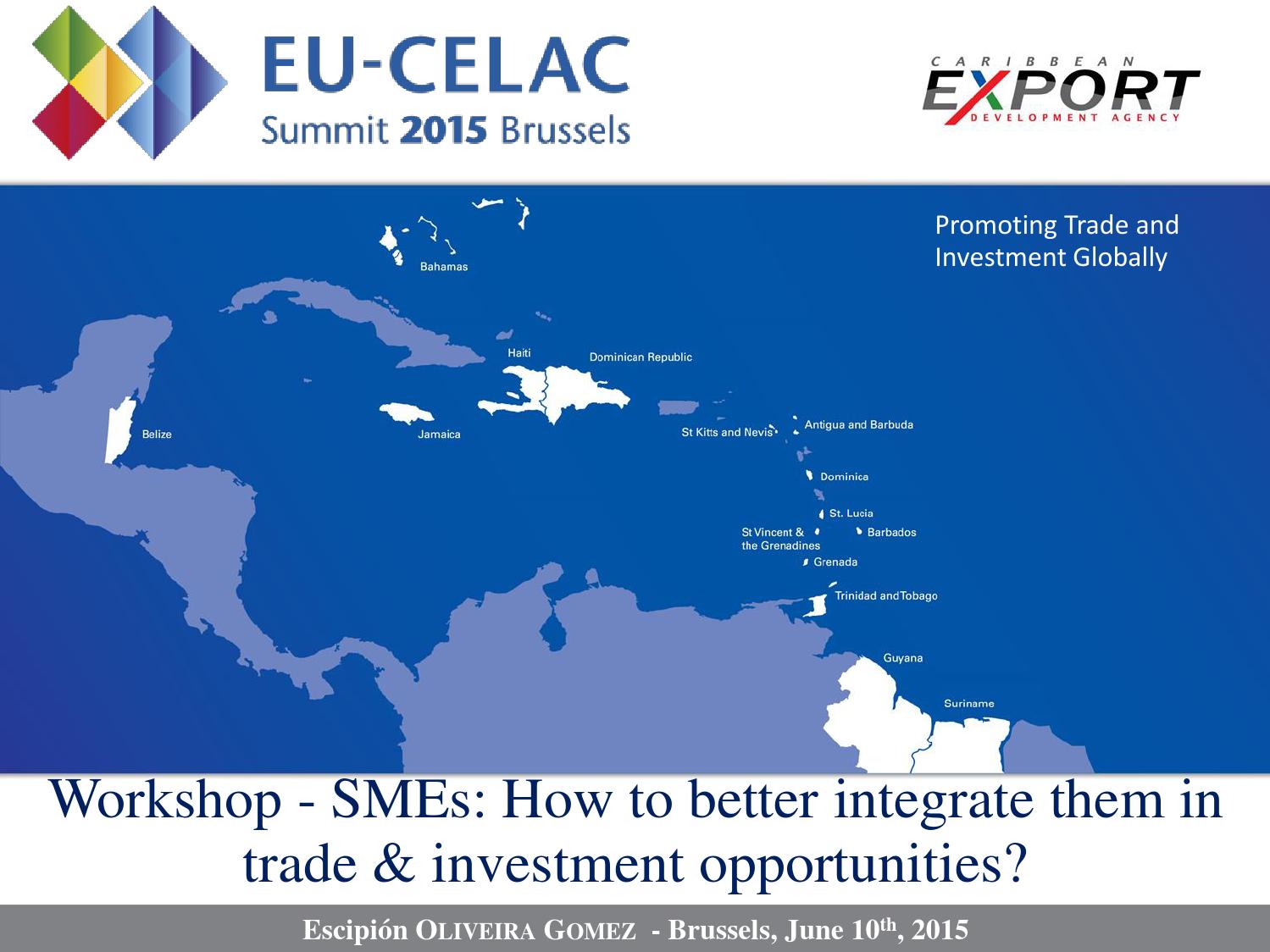 SMEs: How to Better Integrate them in Trade and Investment ...