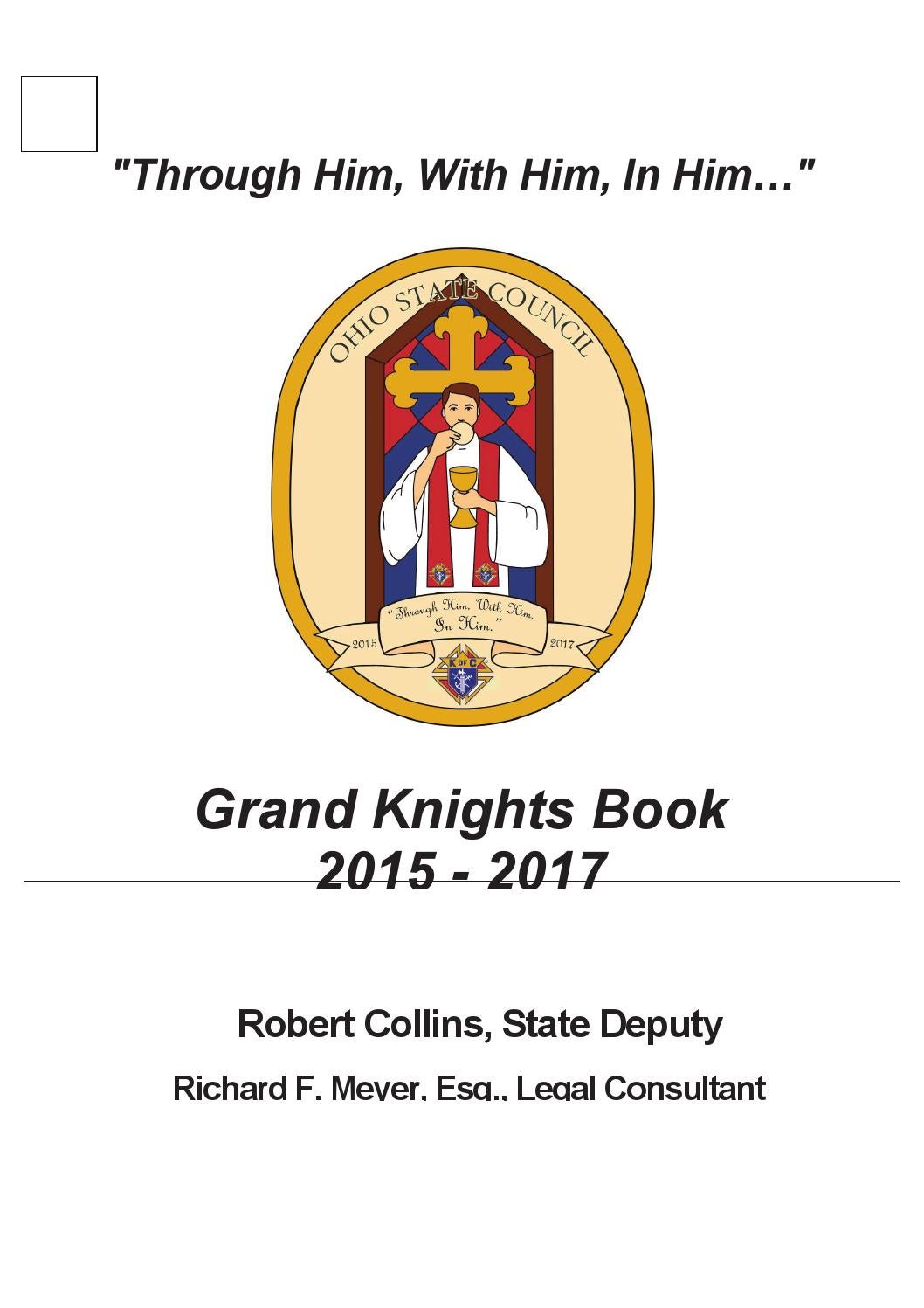 2015 Grand Knight manual by Ohio State Council - Issuu