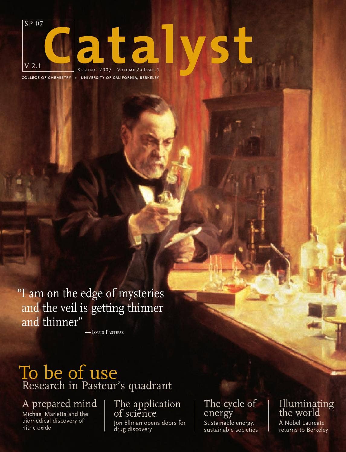 Catalyst Magazine V 2.1 by CATALYST MAGAZINE College of Chemistry, UC ...