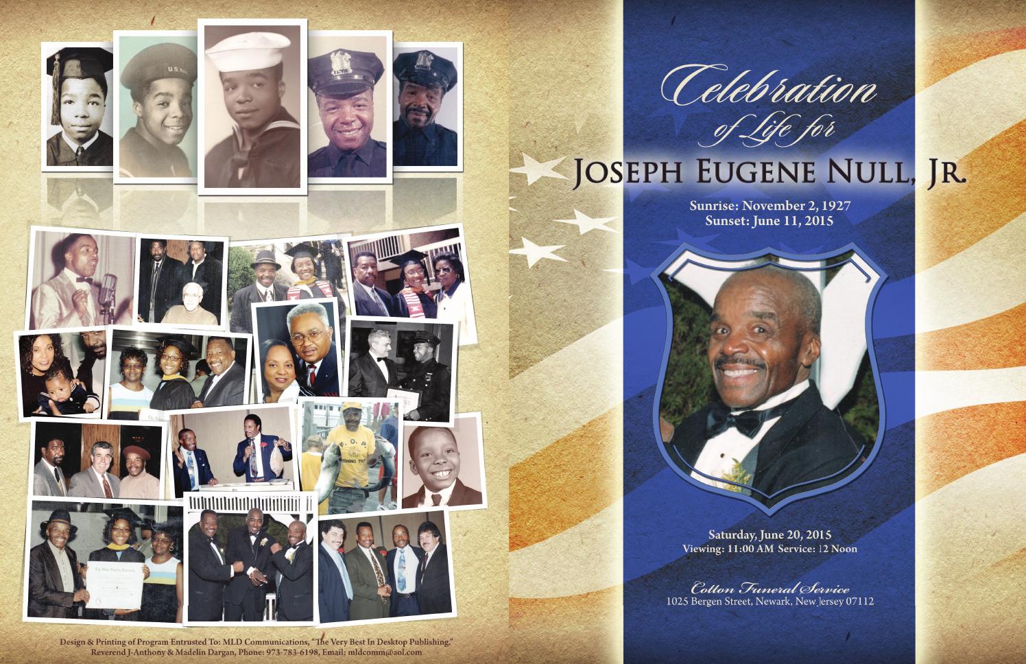 Joseph eugene null program by MLDCommunications - Issuu