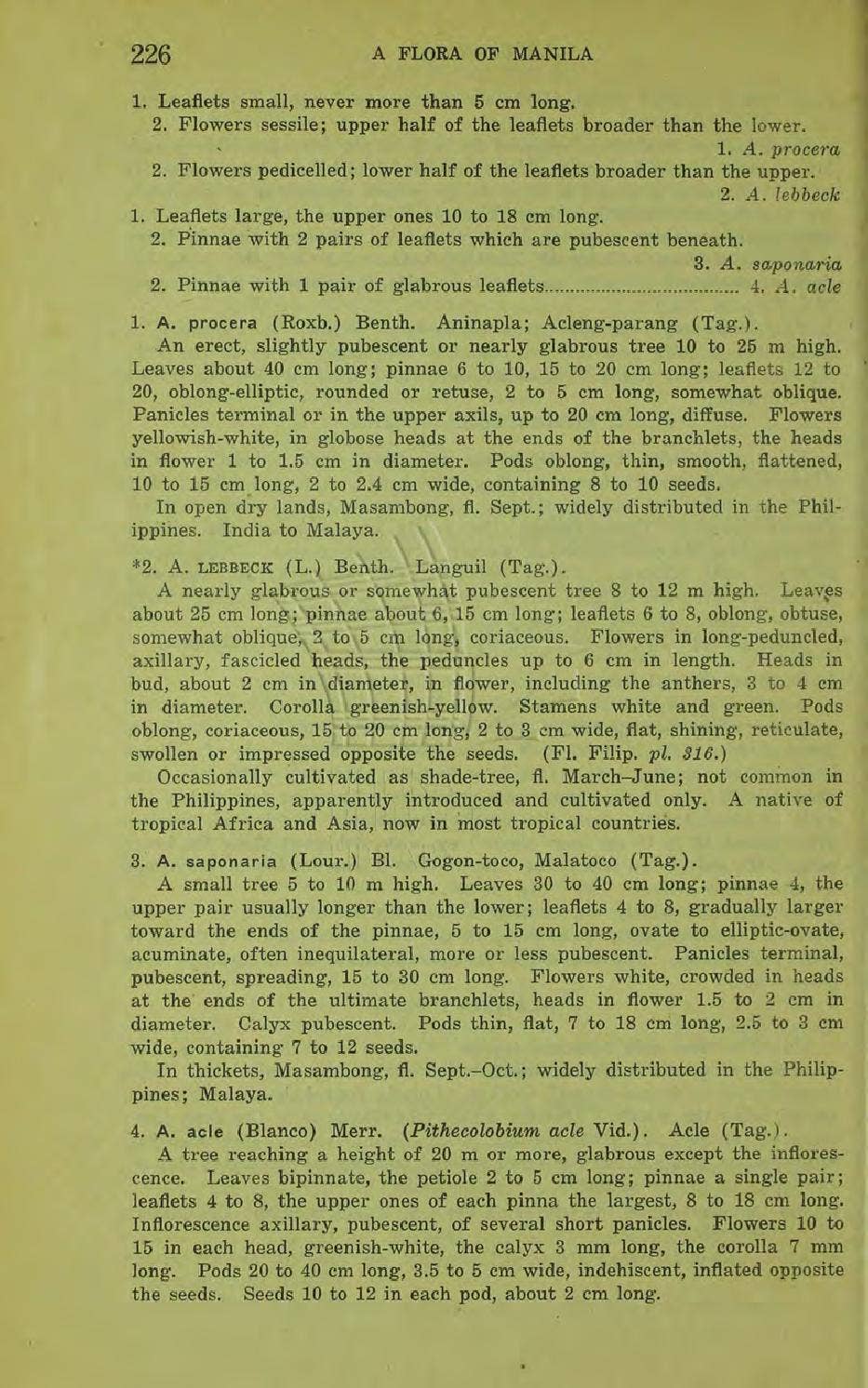 A Flora of Manila by Filipiniana Online - Issuu
