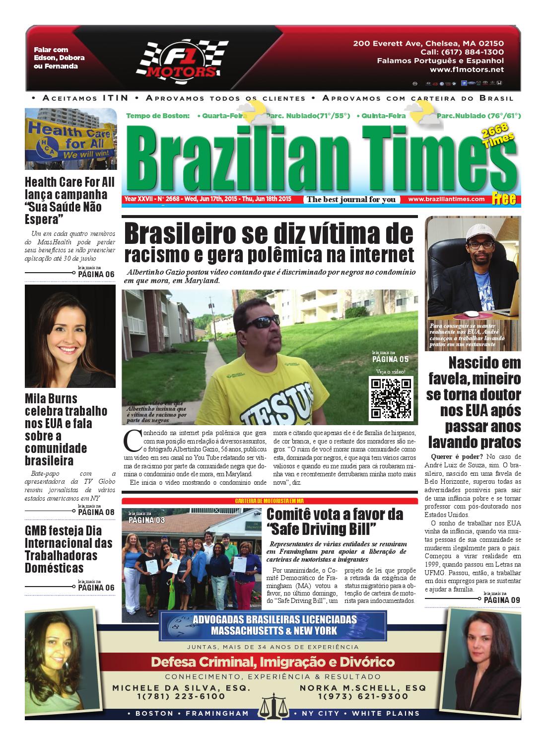 Ma 2668 by The Brazilian Times Newspaper - Issuu