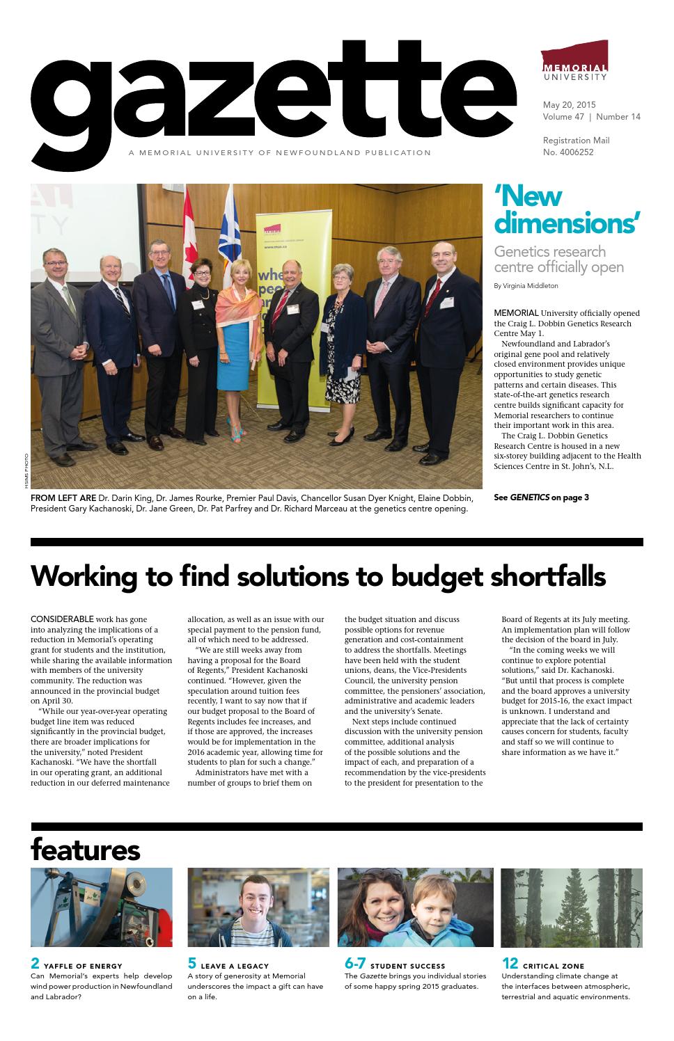 Mun gazette may 20 2015 by Memorial University - Issuu