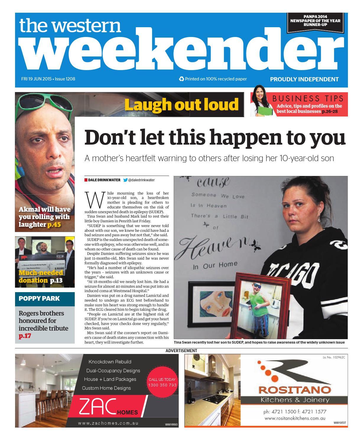 Western Weekender June 19 by Western Sydney Publishing Group - Issuu