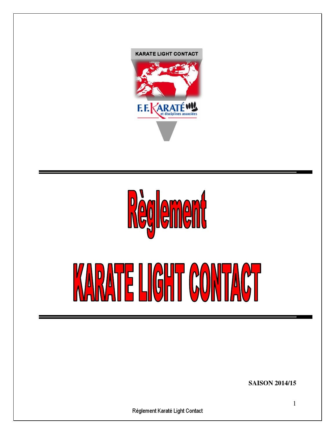 Karate light contact reglementation competition arbitrage 2014 2015 pdf ...