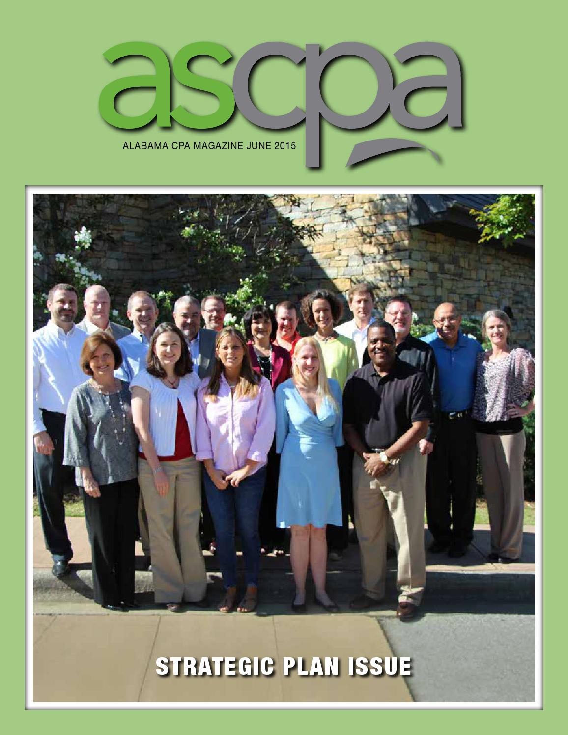 ASCPA Magazine June 2015 by Alabama Society of CPAs - Issuu