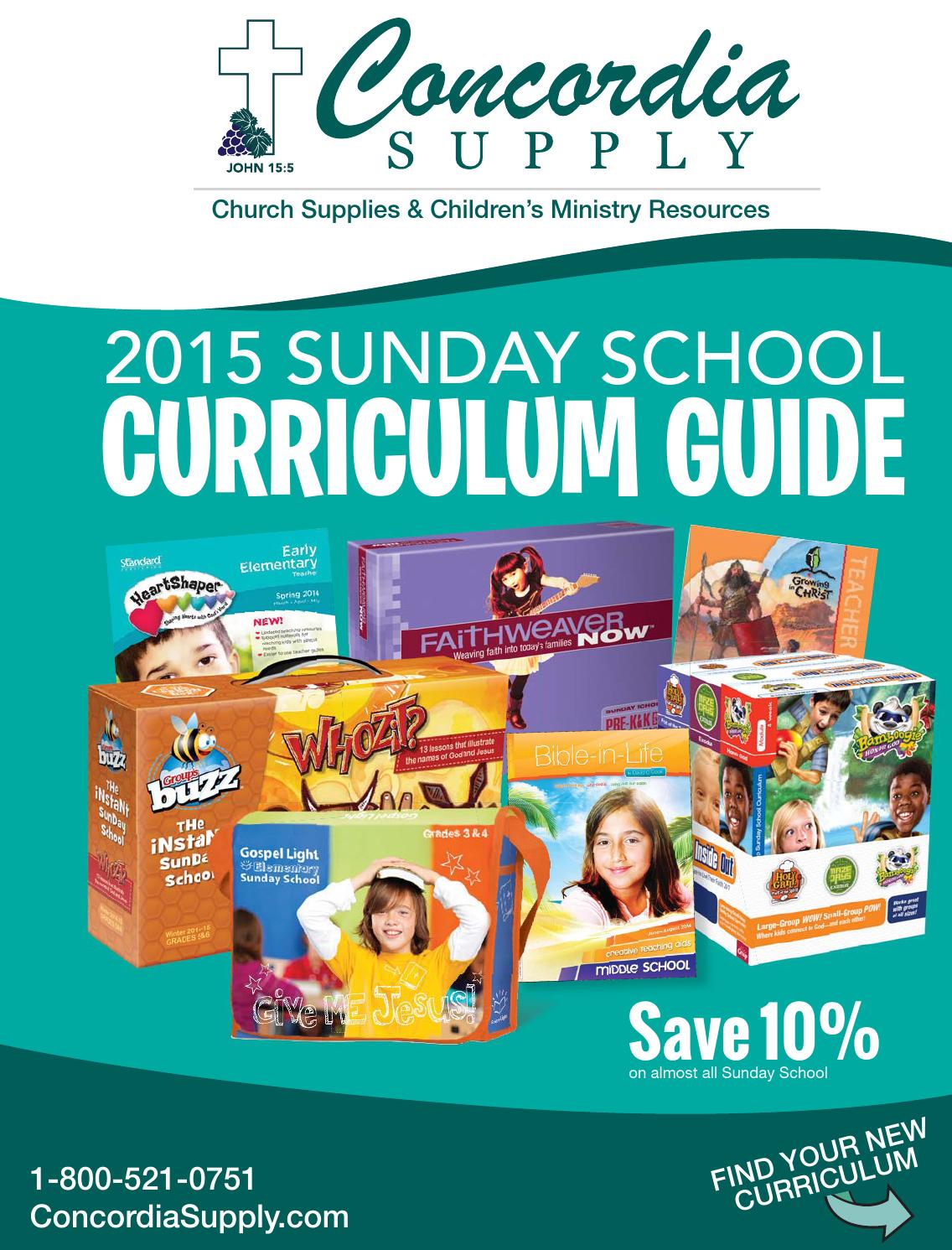 2015 Curriculum Guide For Sunday School By Danny B Issuu