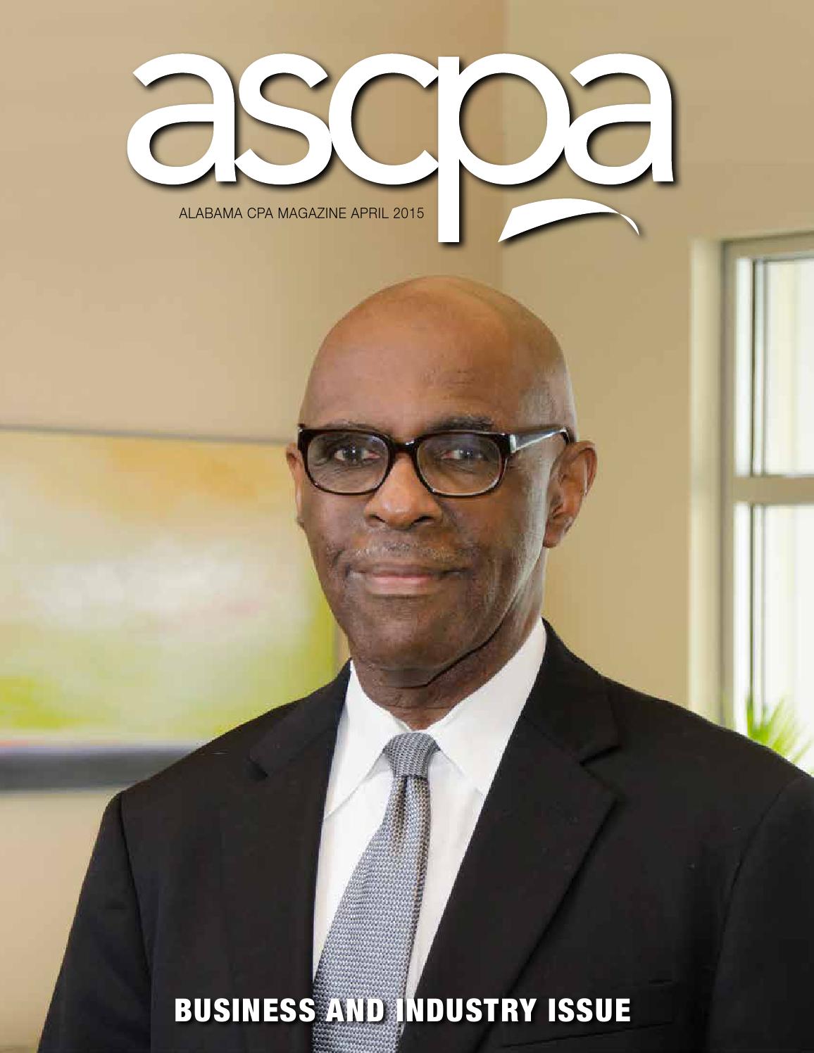 ASCPA Magazine April 2015 by Alabama Society of CPAs - Issuu