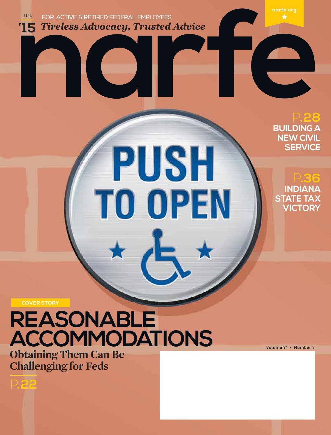 July 2015 NARFE Magazine by NARFE - Issuu