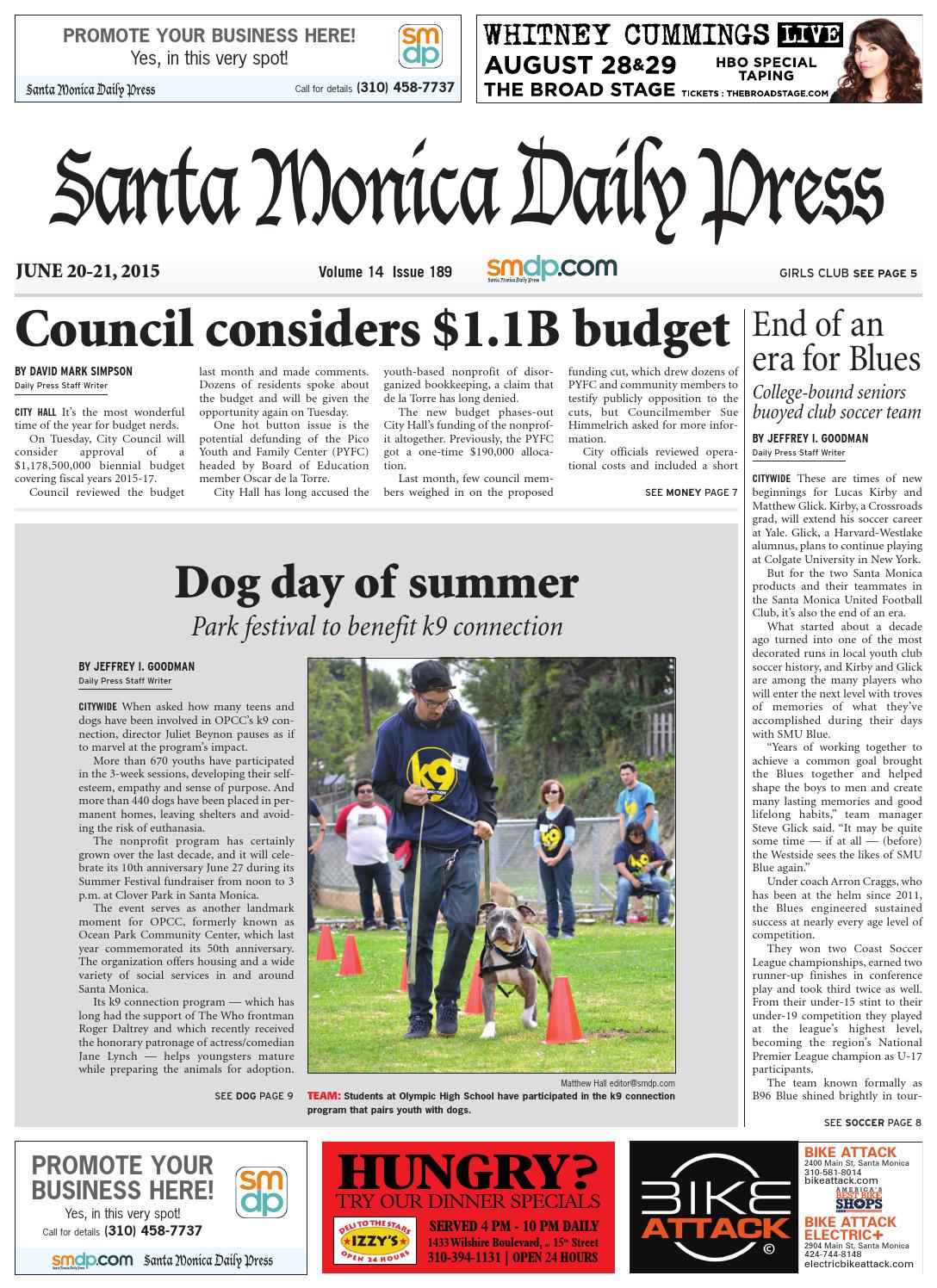 Santa Monica Daily Press, June 20, 2015 by Santa Monica Daily Press - Issuu