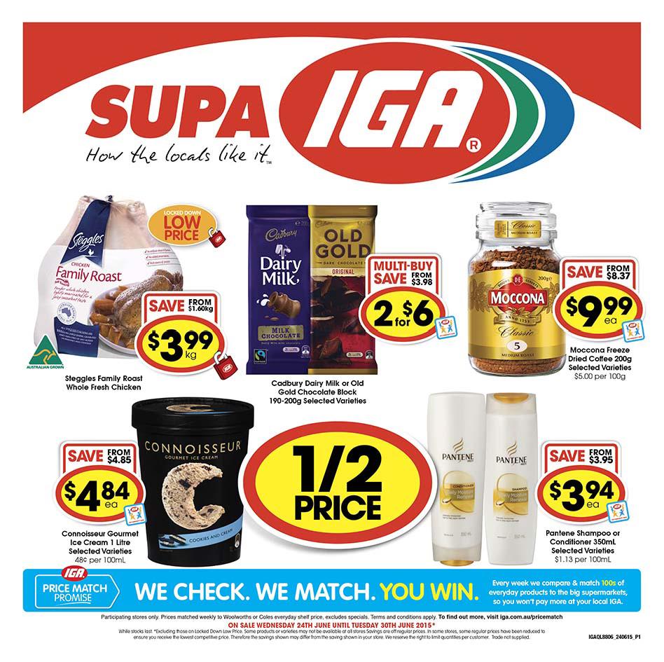 Supa IGA Specials June 24-30, 2015 by Echo Publications - Issuu