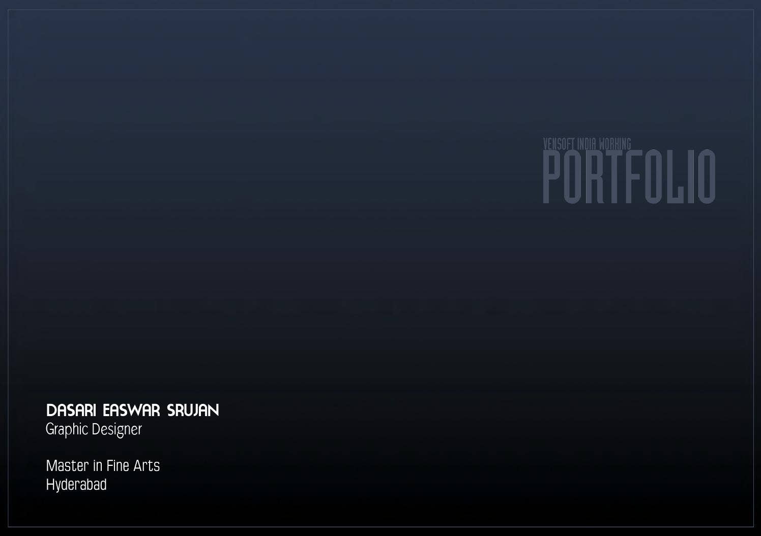 Dasarieaswar srujan working portfolio by Dasari Easwar Srujan Yadav - Issuu