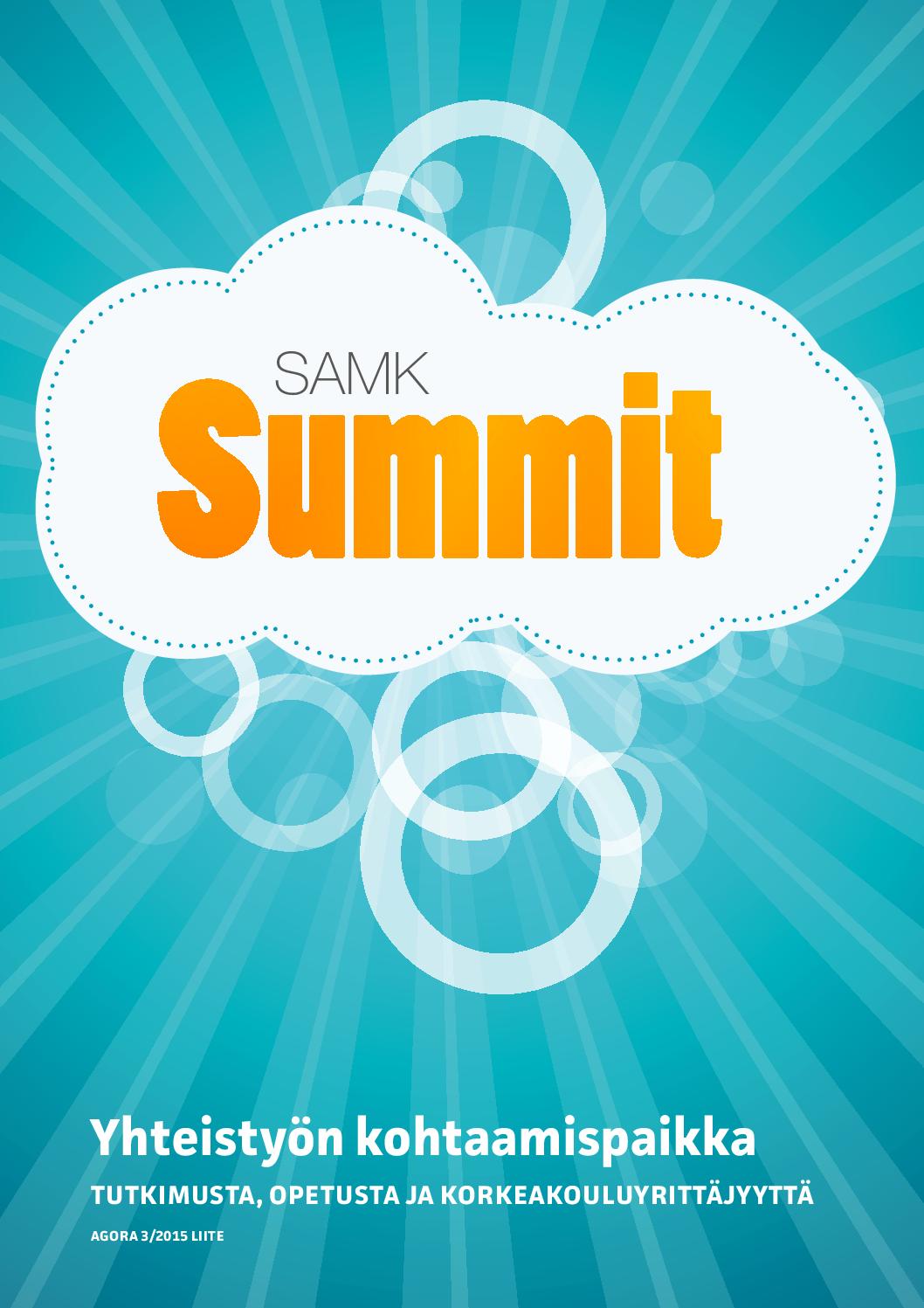 SAMK Summit 2015 by SAMK Satakunta University of Applied Sciences - Issuu