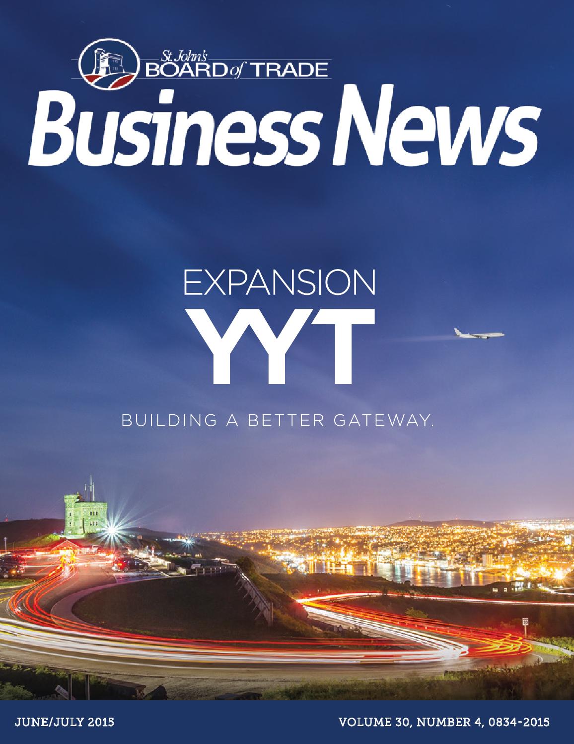 St. John's Board of Trade Business News June/July 2015 by St. John's ...