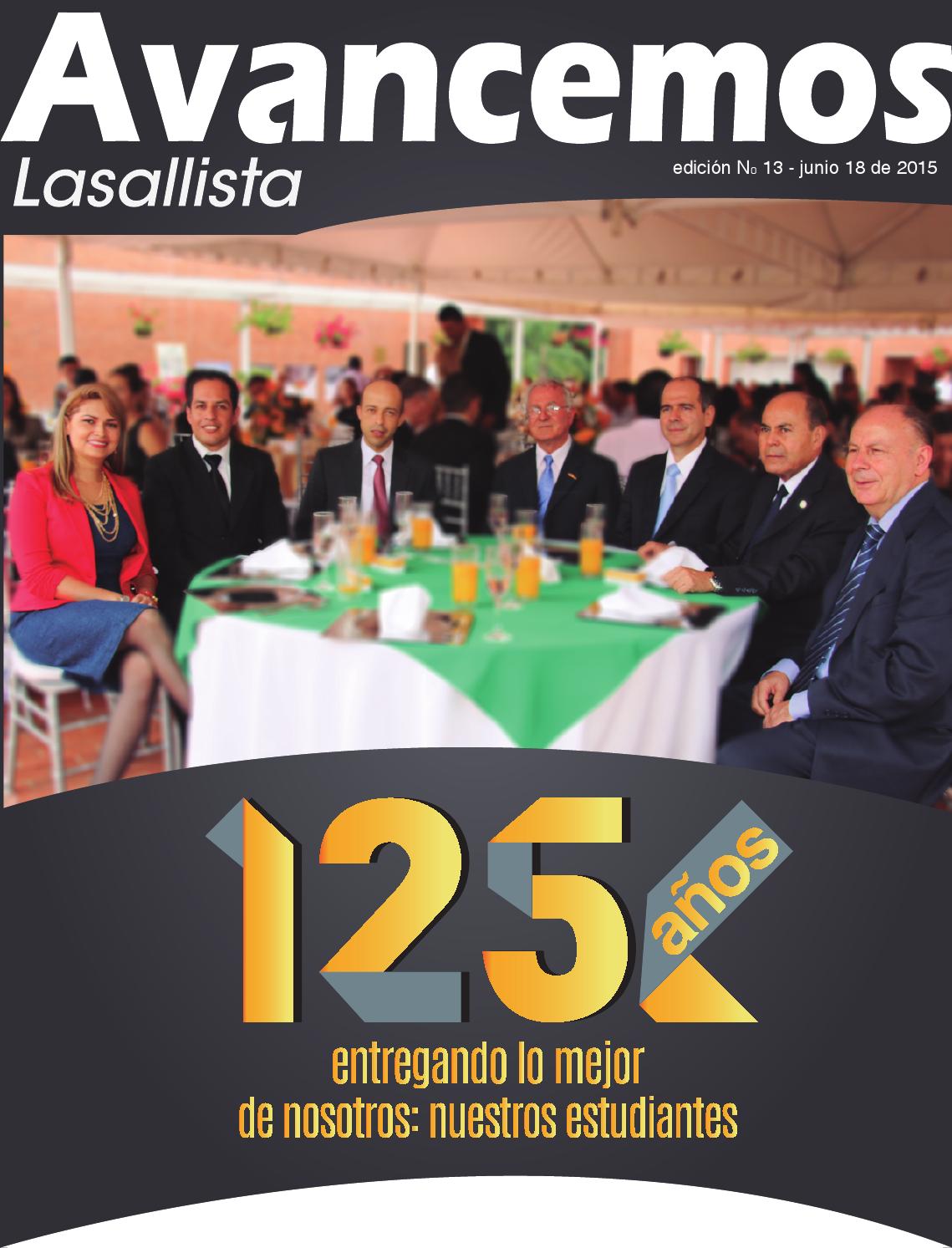 Revista Avancemos Edición 13 By San José De La Salle Issuu