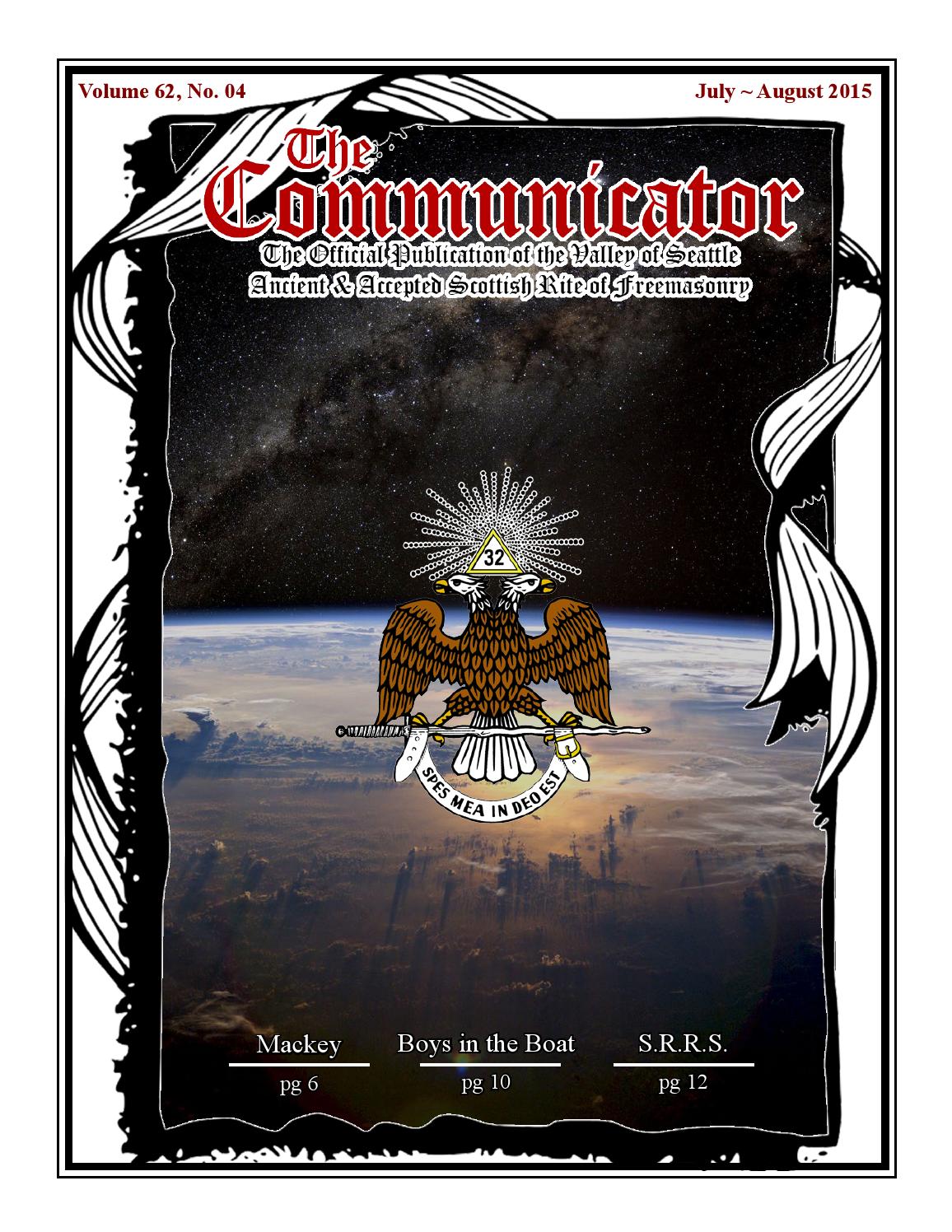 The Communicator July/August 2015 by Seattle Scottish Rite - Issuu