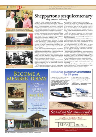 Shepparton Celebrates 150th Years By The Adviser Issuu