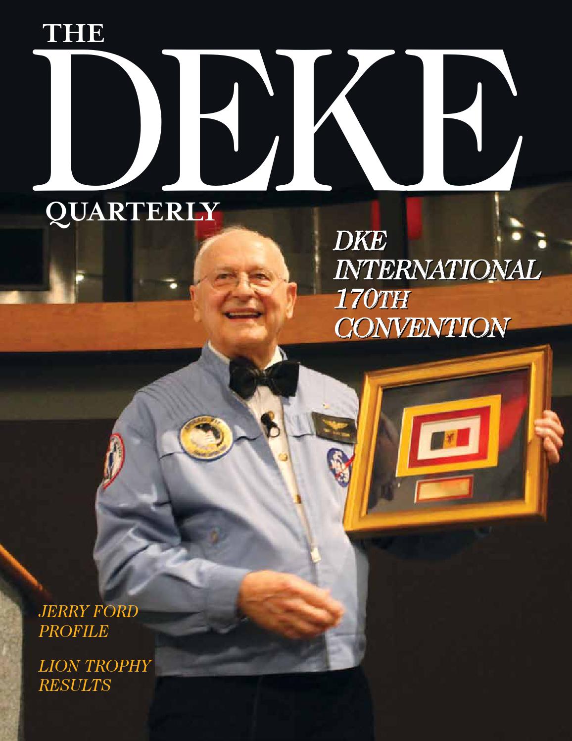 The Deke Quarterly, Volume 133, No 1 by Delta Kappa Epsilon Quarterly ...