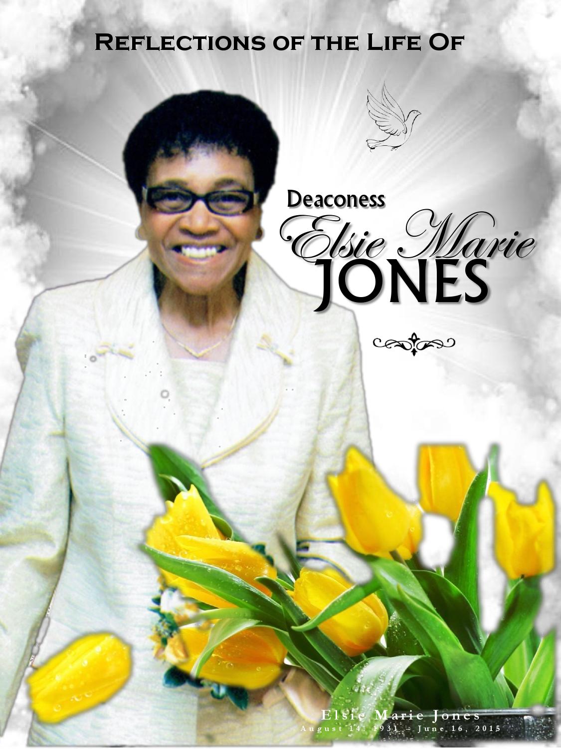 Elsie Marie Jones by Our Celebrations of Life - Issuu