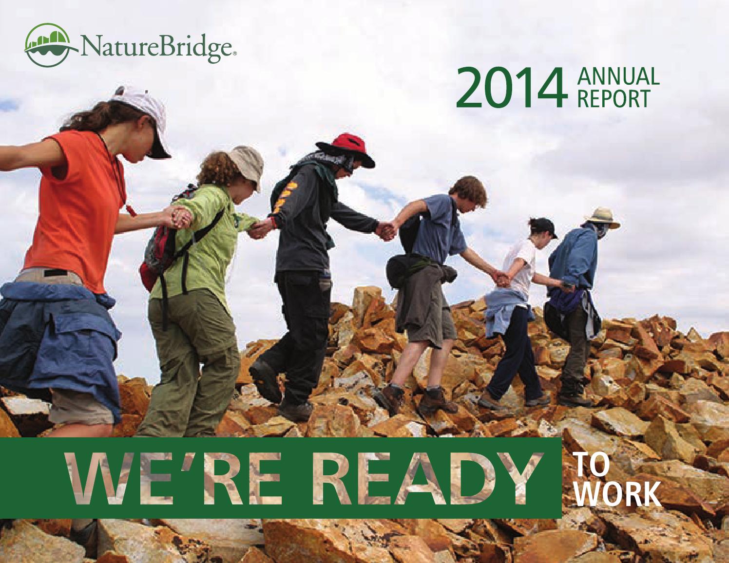 NatureBridge Annual Report 2014 by NatureBridge - Issuu