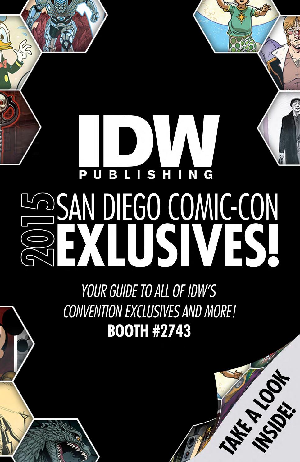 IDW Publishing's 2015 SDCC Exclusives by IDW Publishing - Issuu