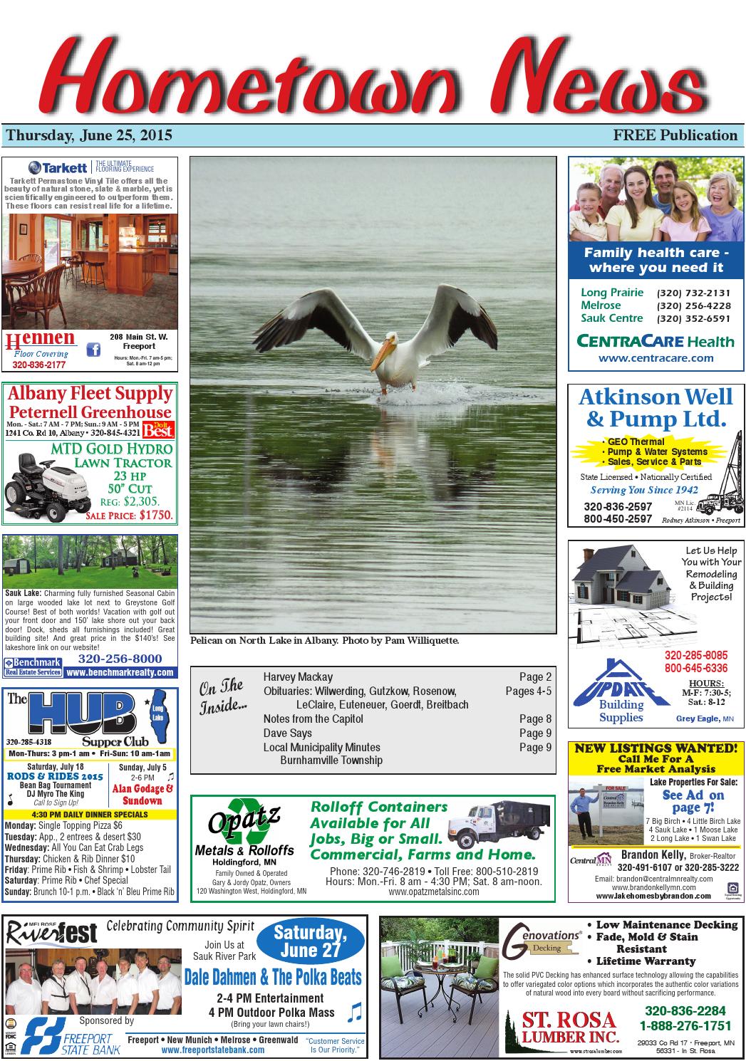 Hometown News June 25, 2015 by Hometown News - Issuu