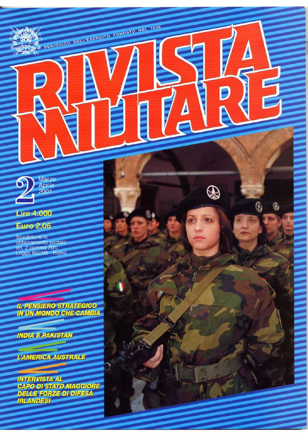 RIVISTA MILITARE 2001 N.2 by Biblioteca Militare - Issuu