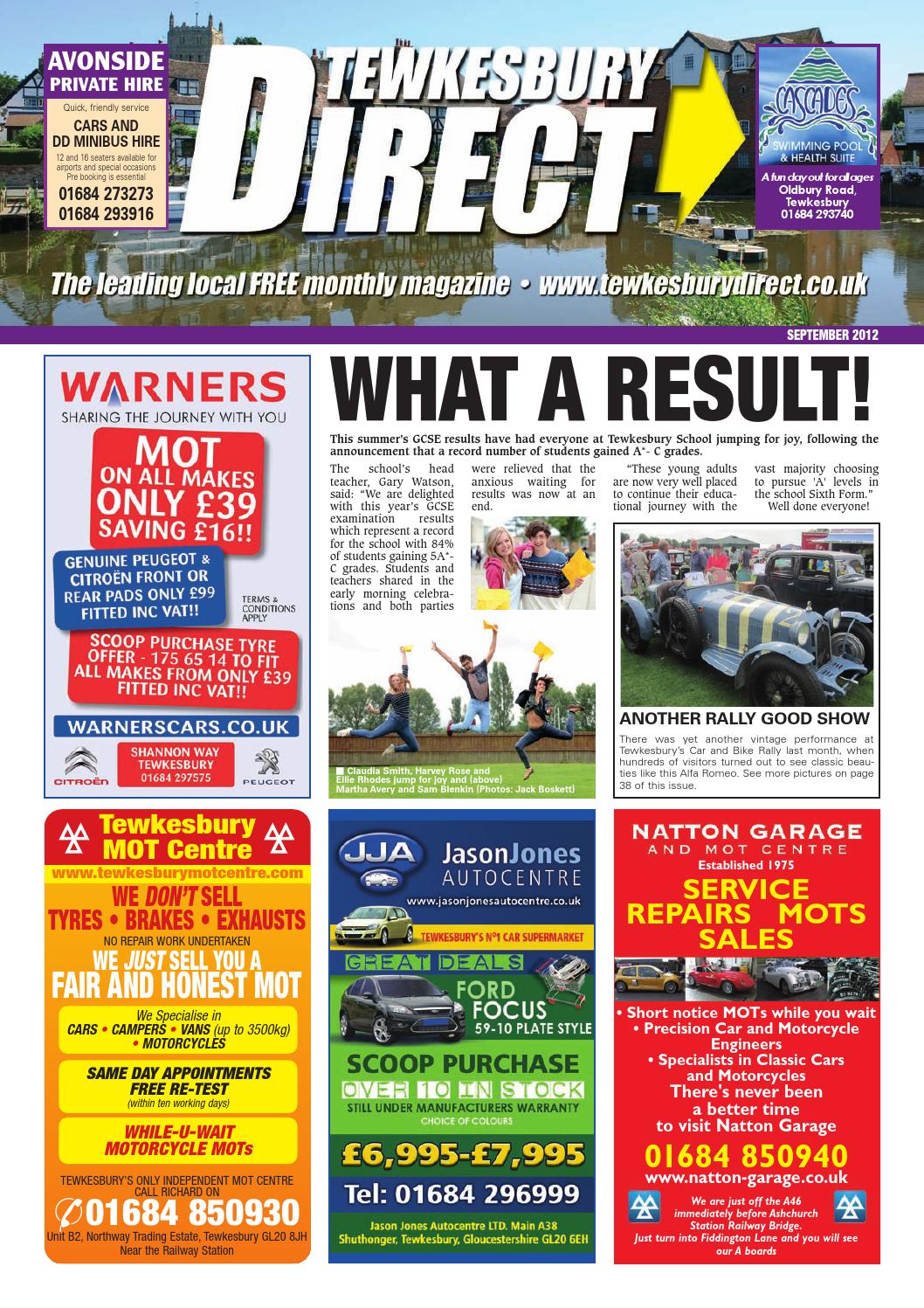 Tewkesbury Direct Magazine September 2012 by Tewkesbury Direct Magazine ...