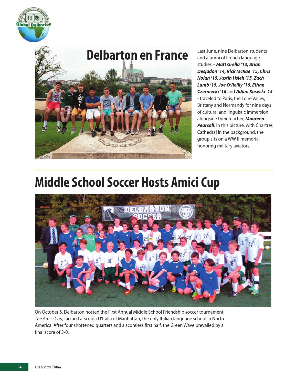Delbarton Today Summer 2015 by Delbarton School - Issuu