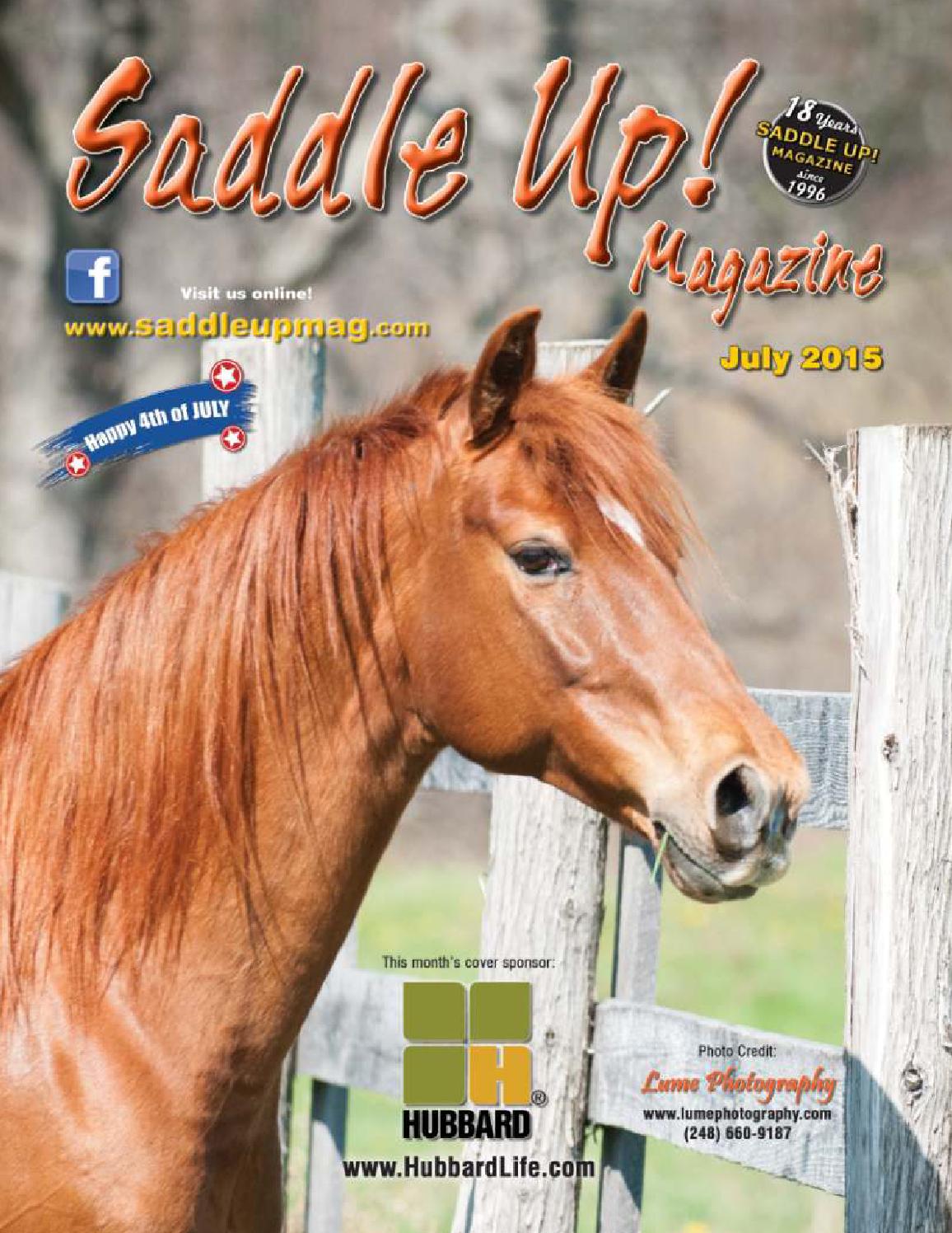 July 2015 Saddle Up! Magazine by Saddle Up! Magazine - Issuu