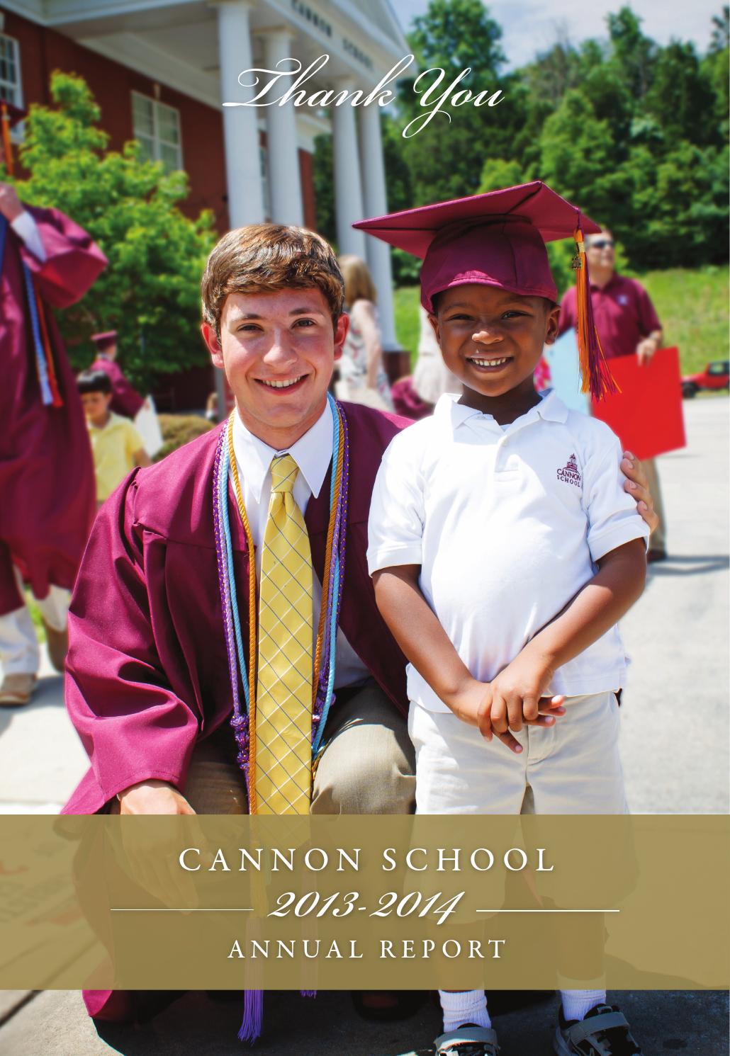Cannon School 2013-2014 Annual Report by Cannon School - Issuu