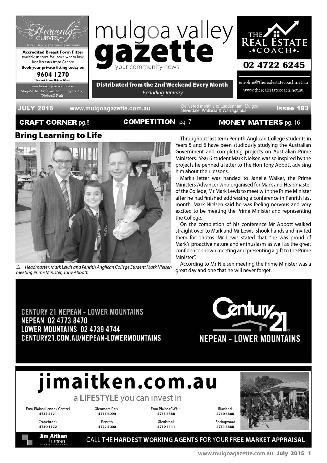 Mulgoa Valley Gazette July 2015 by District Gazette - Issuu