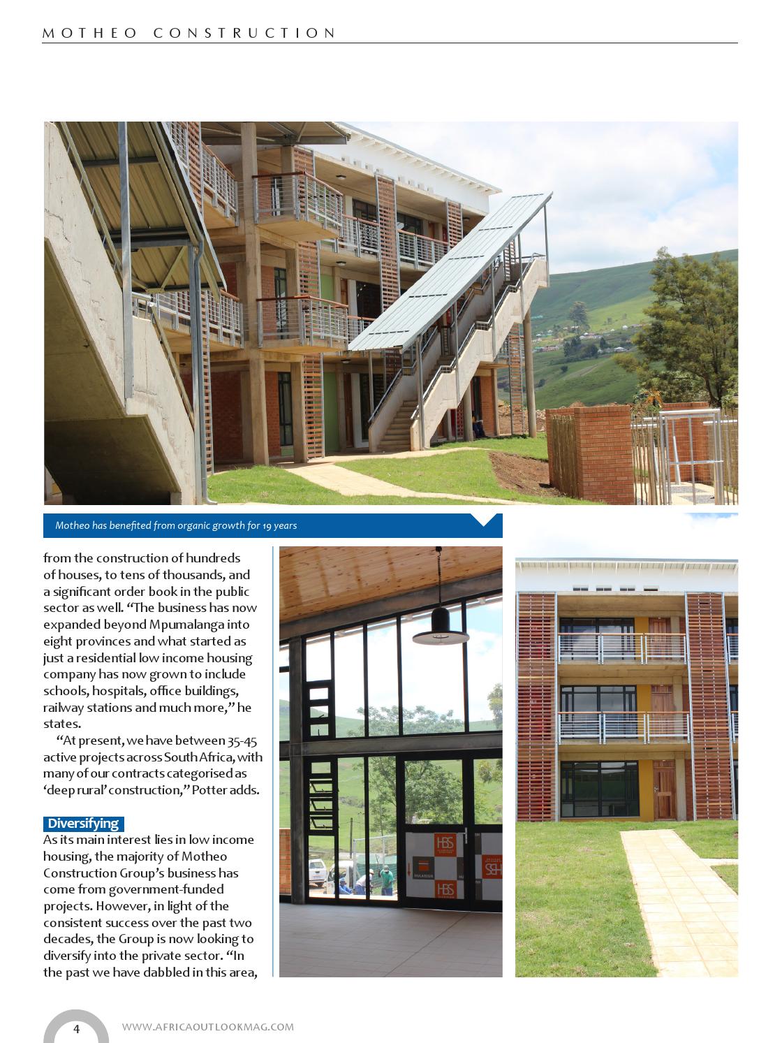 Motheo Construction Group By Outlook Publishing Issuu