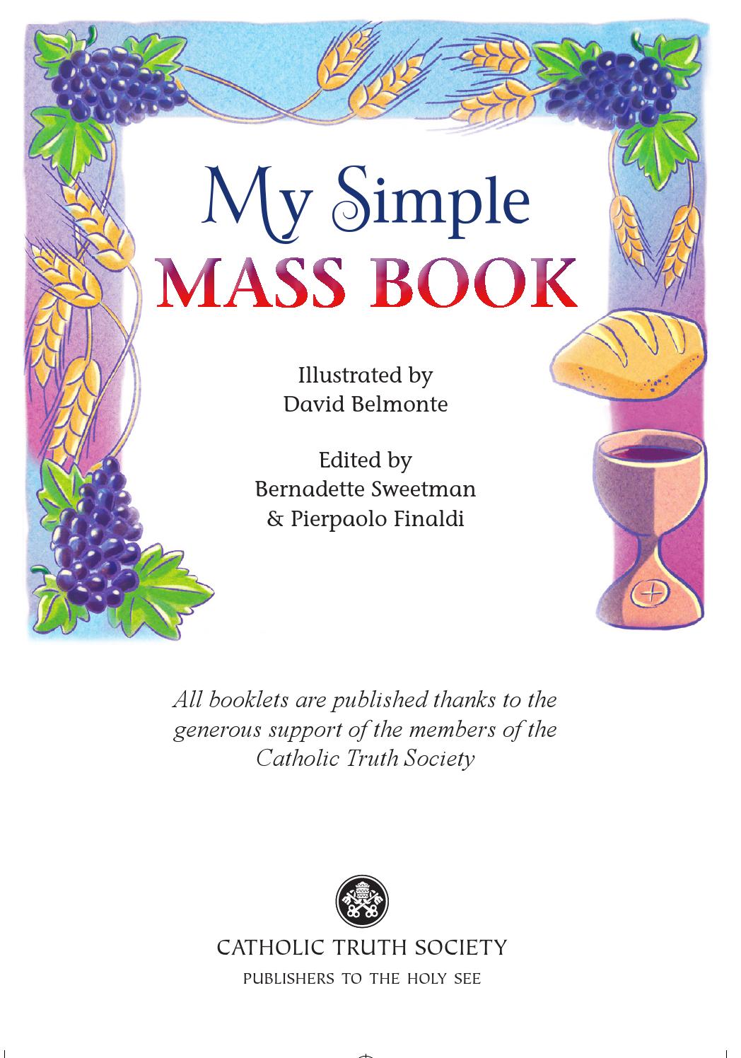 My Simple Mass Book (Sample) by Catholic Truth Society - Issuu