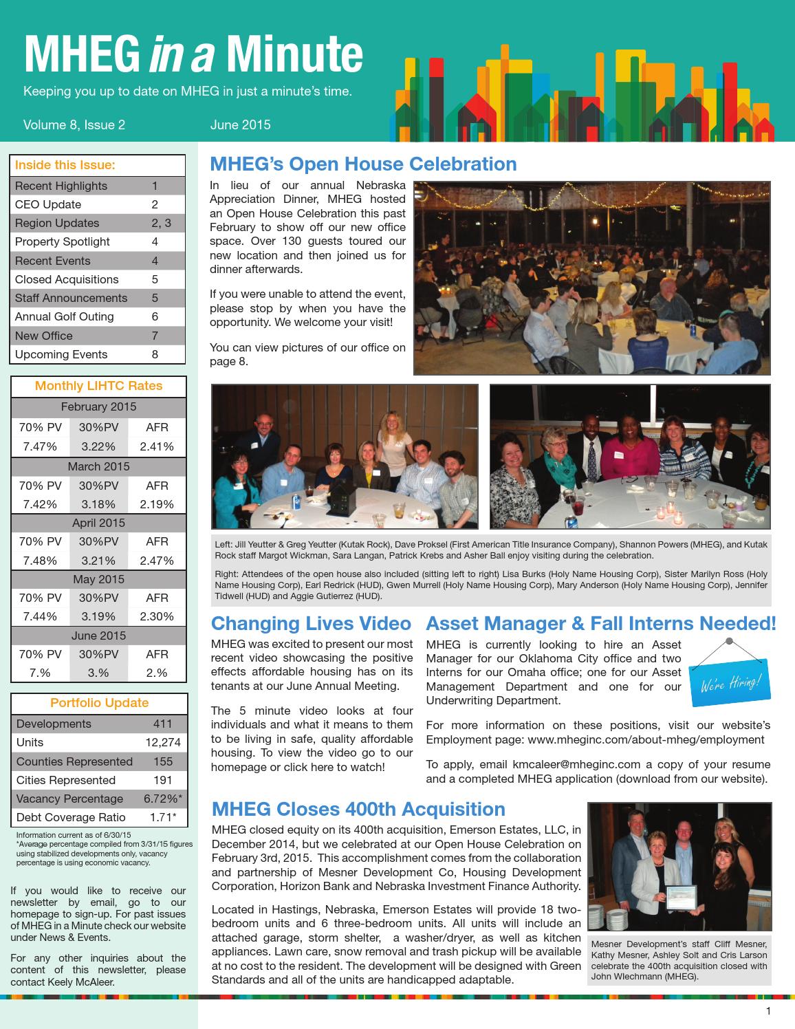 2015 jun mheg newsletter by MHEGINC - Issuu