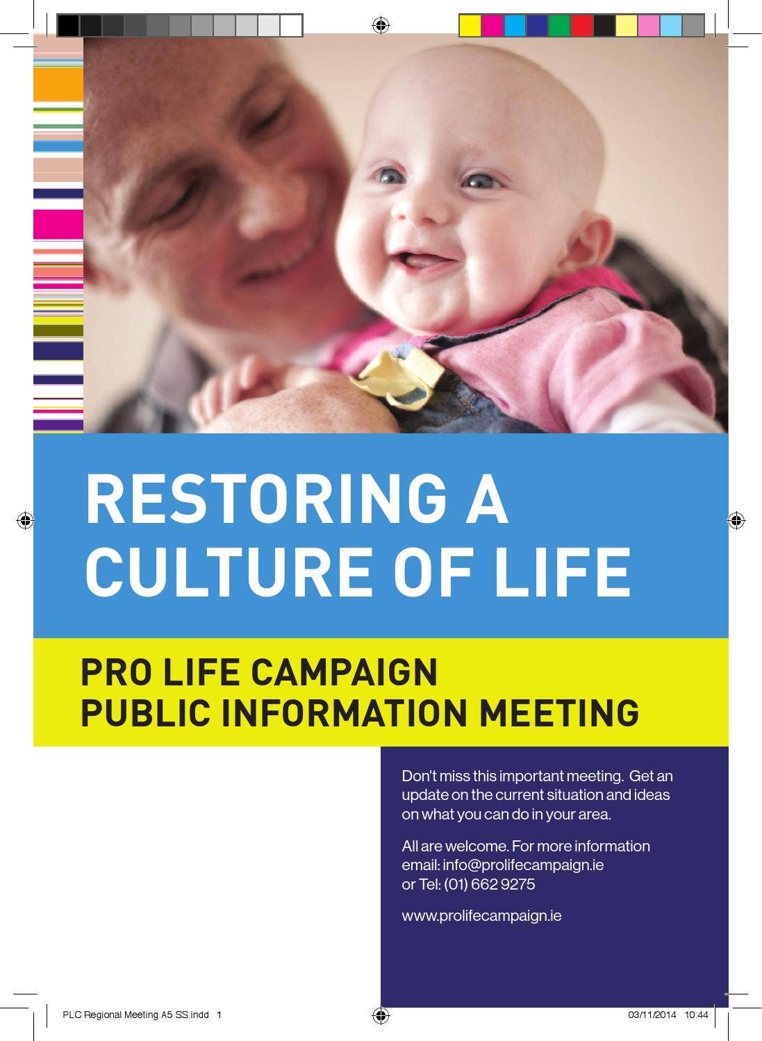 Pro Life Campaign Information Leaflet for Meetings by Pro Life Campaign ...